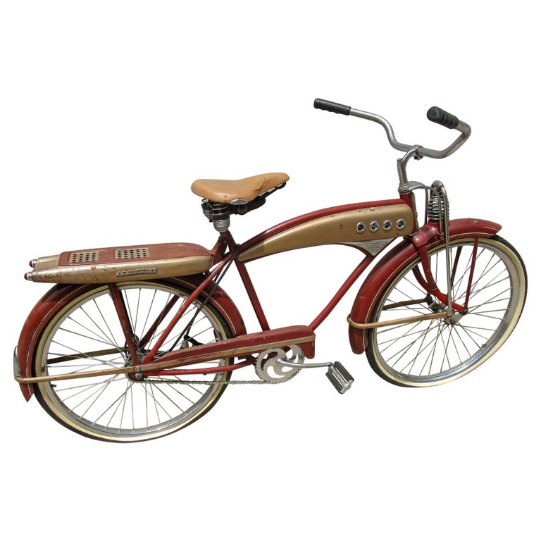1950's J. C. Higgins Streamlined Bicycle Color Flow Beach Cruiser at ...