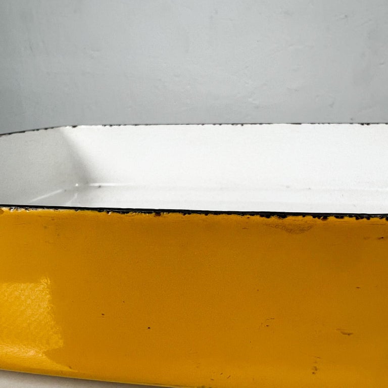 1950s Jens Quistgaard Dansk France Kobenstyle Yellow Enamel Baking Pan ...