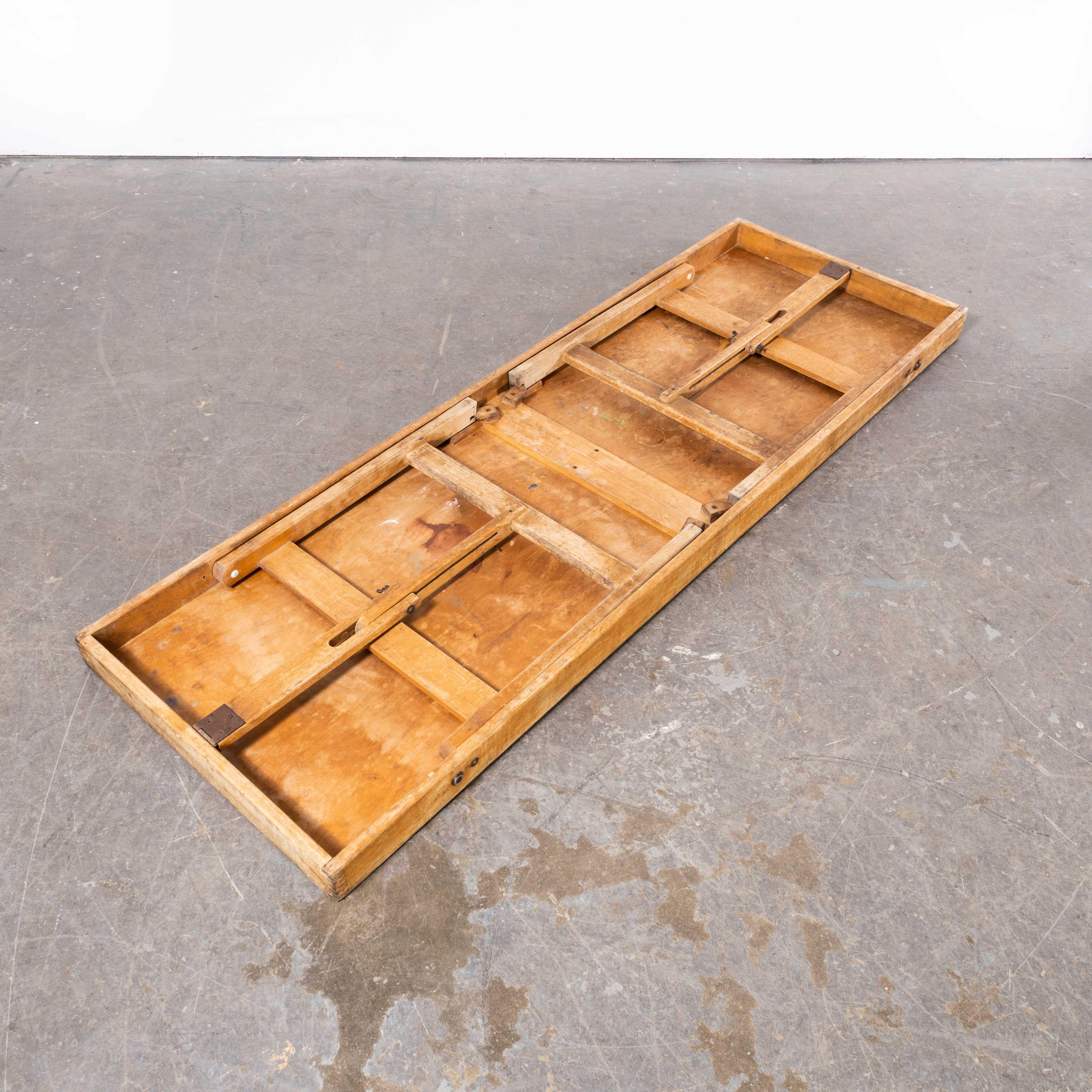 1950's Laminate Top Trestle Table - Craft - Console Table (8) For Sale ...