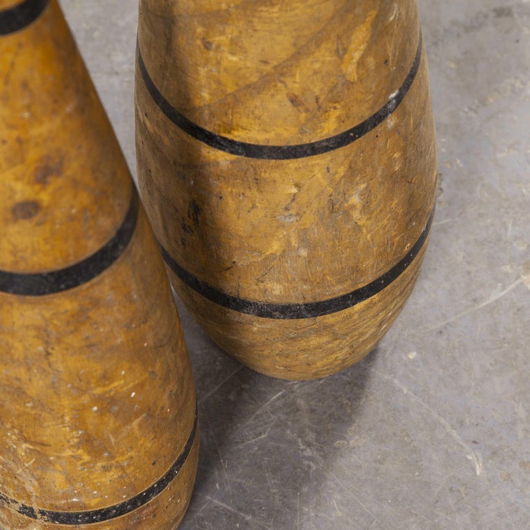 1950s Large Juggling Batons, Set of Two 'Set 4' For Sale at 1stDibs