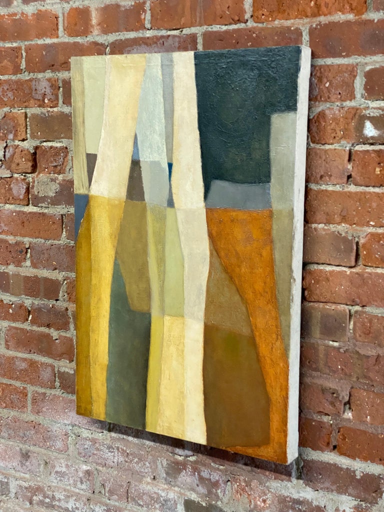 1950s Leonard "Buzz" Wallace Abstract Painting #757 For Sale at 1stDibs