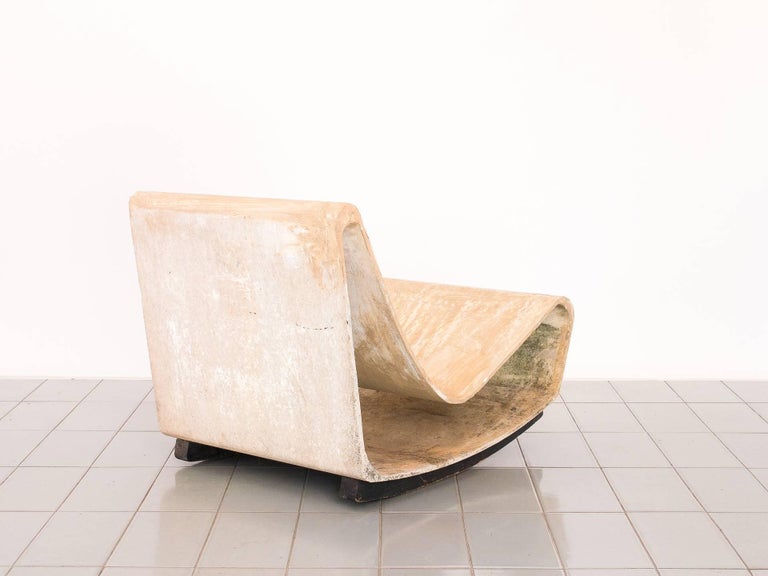 1950s "Loop" Chair in Concrete by Willy Guhl, Produced by Eternit ...