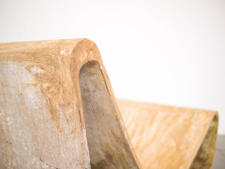 1950s "Loop" Chair in Concrete by Willy Guhl, Produced by Eternit ...