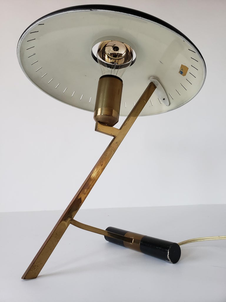 1950s Louis Kalff 'Z' Table Lamp, Holland at 1stDibs