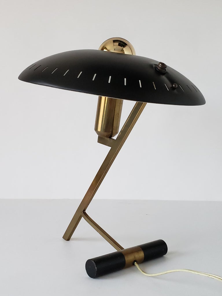 1950s Louis Kalff 'Z' Table Lamp, Holland at 1stDibs