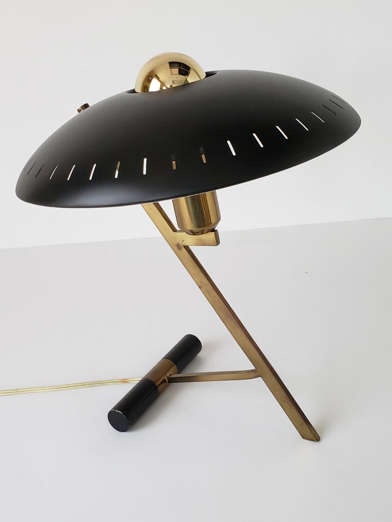 1950s Louis Kalff 'Z' Table Lamp, Holland at 1stDibs