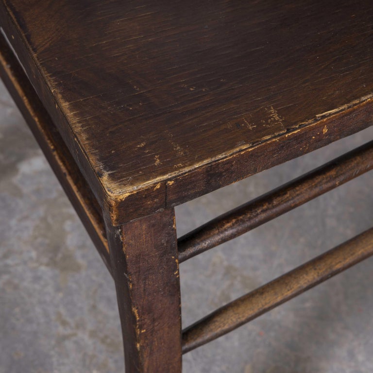 1950's Luterma Bistro Bentwood Dining Chair, Harlequin Set of Ten at ...