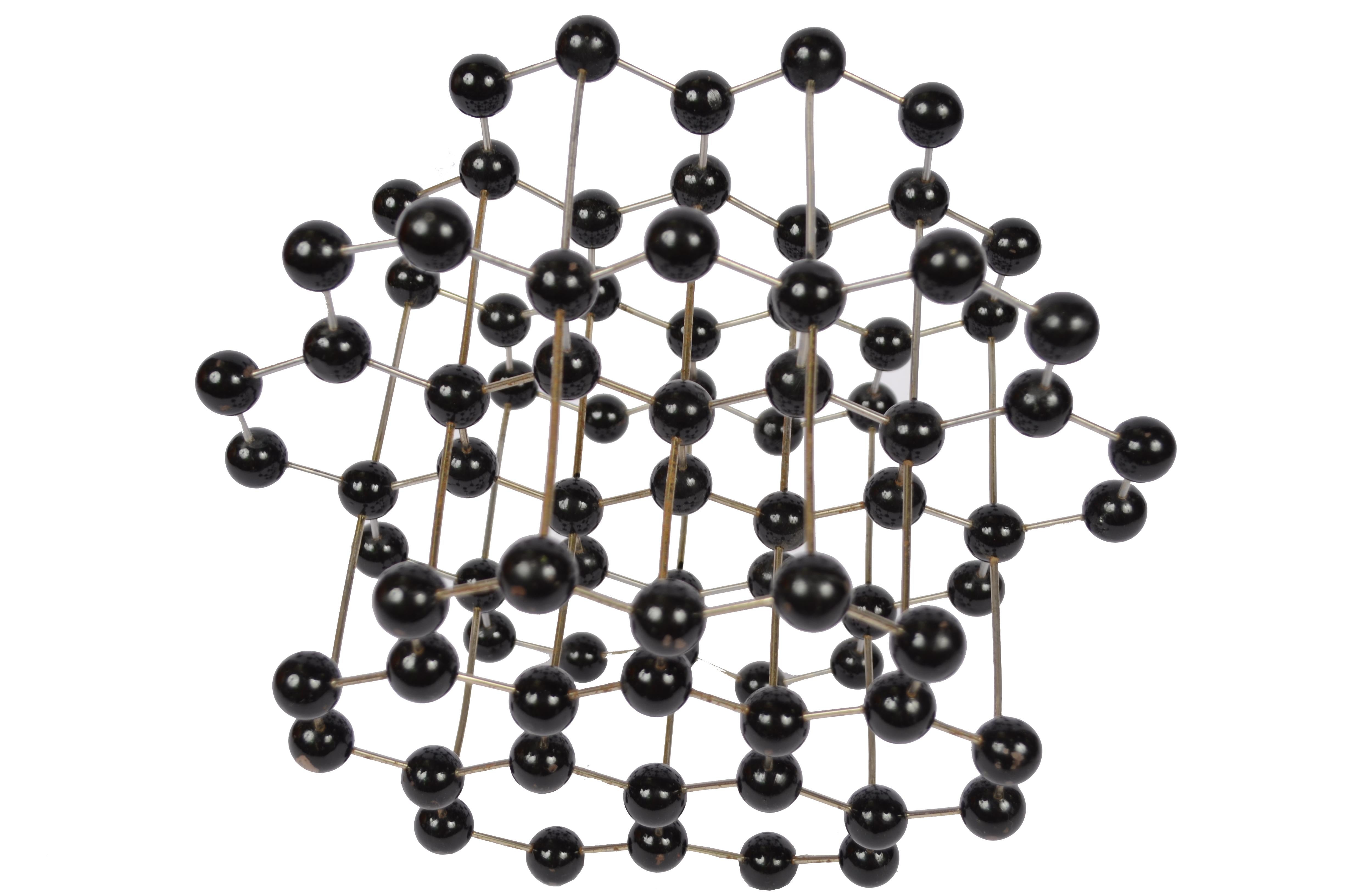1950s Metal and Bakelite Atomic Molecular Strcture of Graphite ...