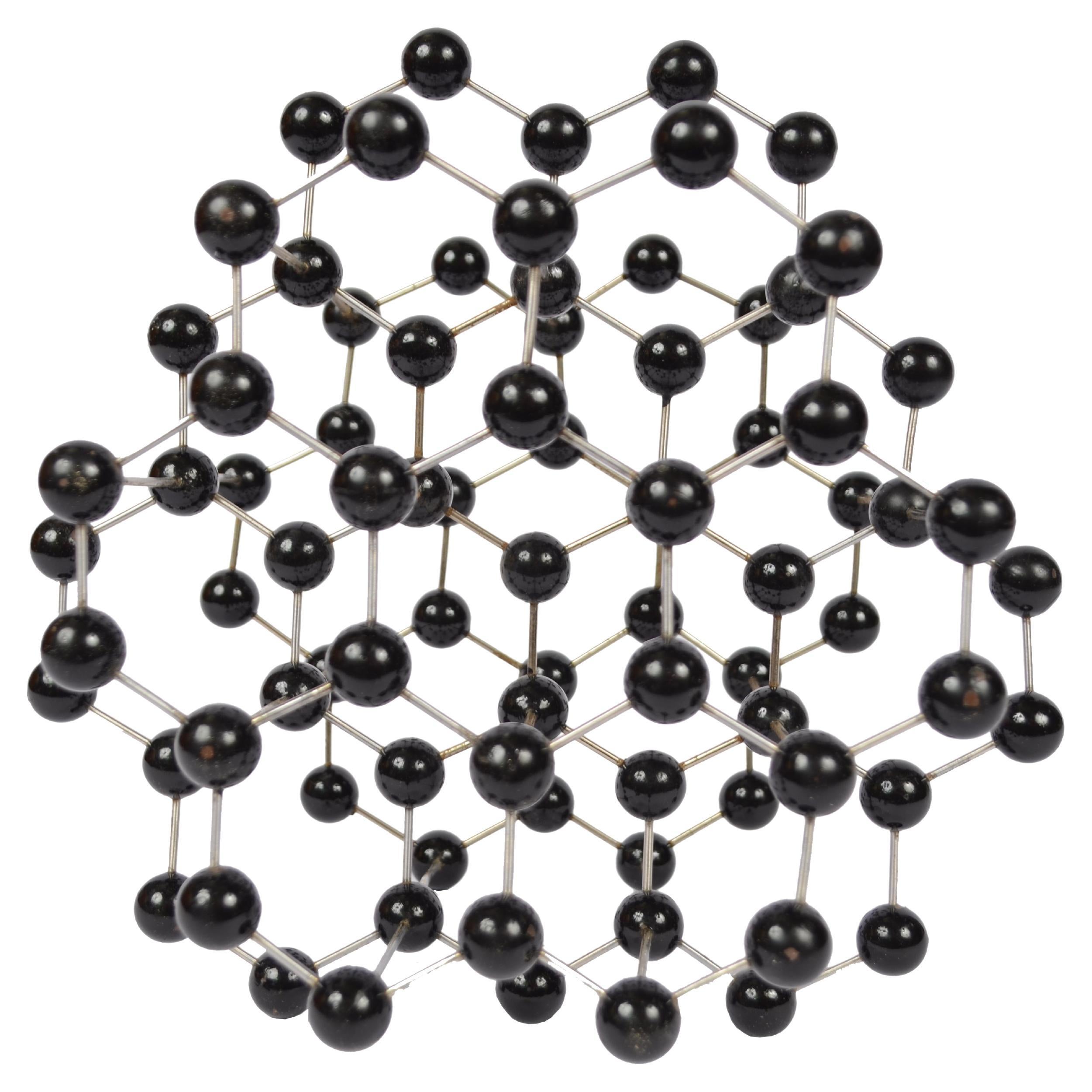 Vintage Ball and Stick Molecular Model of Benzene For Sale at 1stDibs