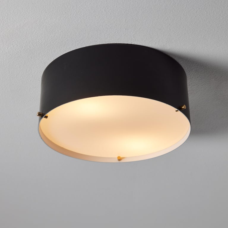 1950s Metal and Glass Ceiling Lamp by Bruno Gatta for Stilnovo For Sale ...