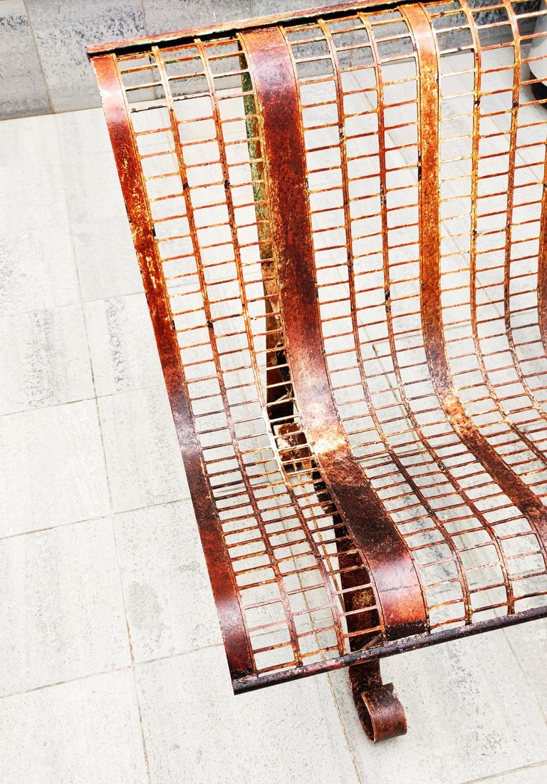 1950s Metal Bench, Spain For Sale at 1stDibs