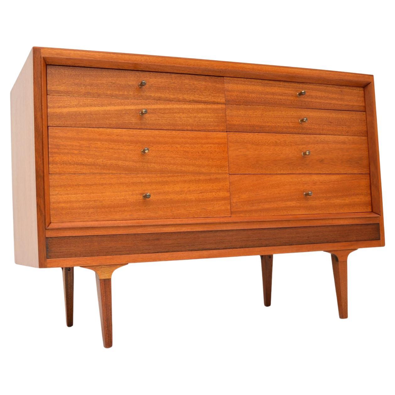 1950s Oak Low Multi Drawer Chest of Drawers, Storage Cabinet, Sideboard ...