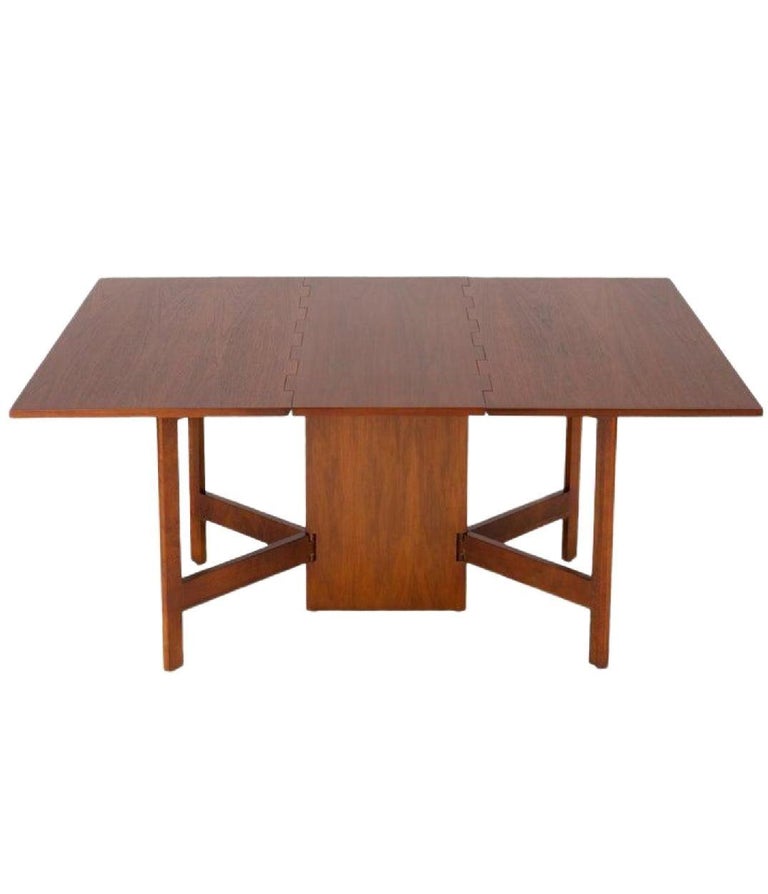 1950s Mid Century George Nelson for Herman Miller Gate Leg Dining Table ...