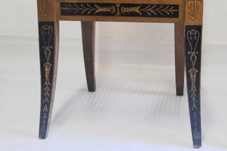 Midcentury Wood Revival Klismos Chair in the Manner of Benjamin Latrobe ...