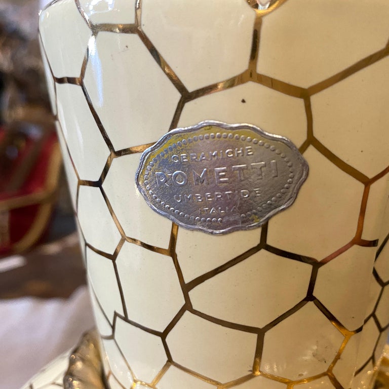 1950s Rometti Umbertide Mid-Century Modern Ceramic Italian Vase For ...