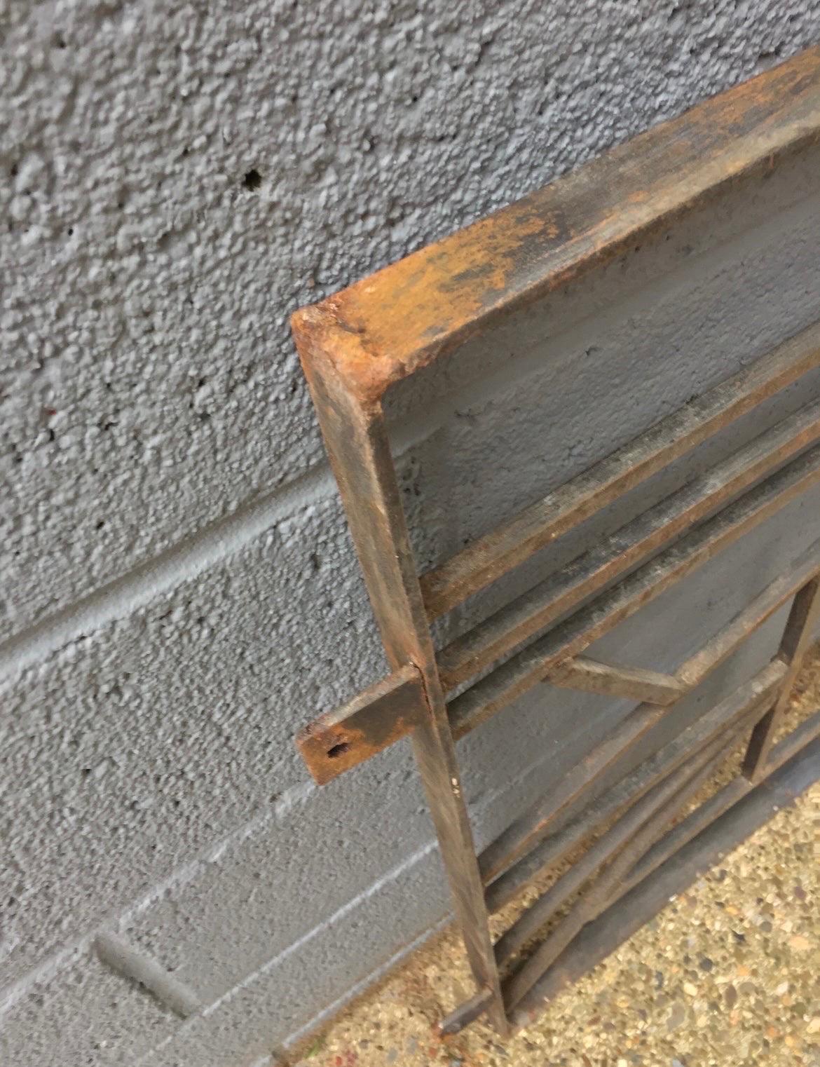 1950s Mid Century Modern Custom Made Iron Window Grills, a Pair For ...