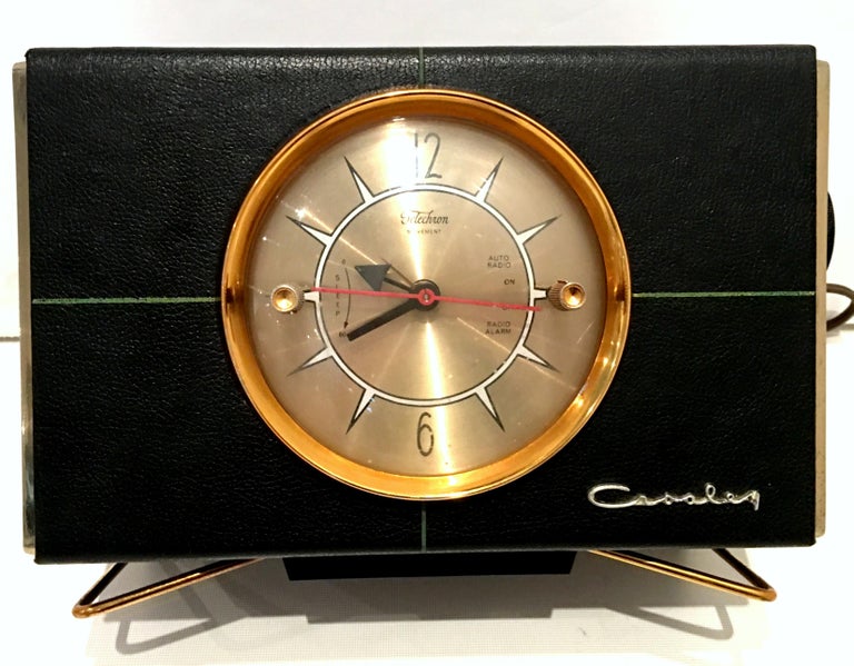 1950s Mid-Century Modern Electronic Alarm Clock and Radio by, Crosley ...