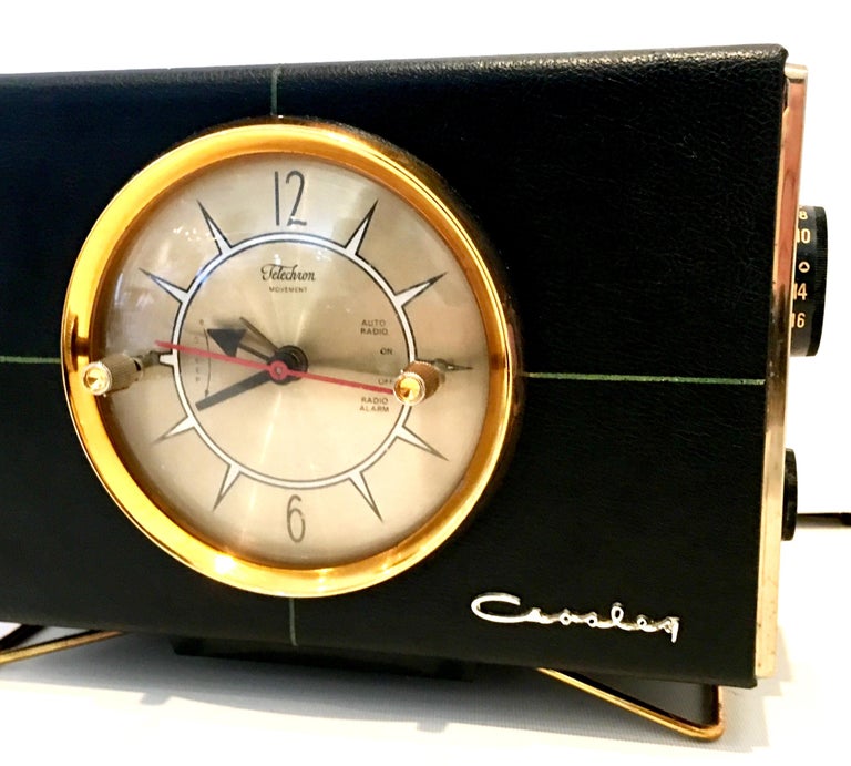 1950s Mid-Century Modern Electronic Alarm Clock and Radio by, Crosley ...