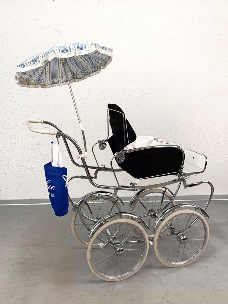 1950s Mid-Century Modern Italian Baby Carriage Pram Stroller by ...
