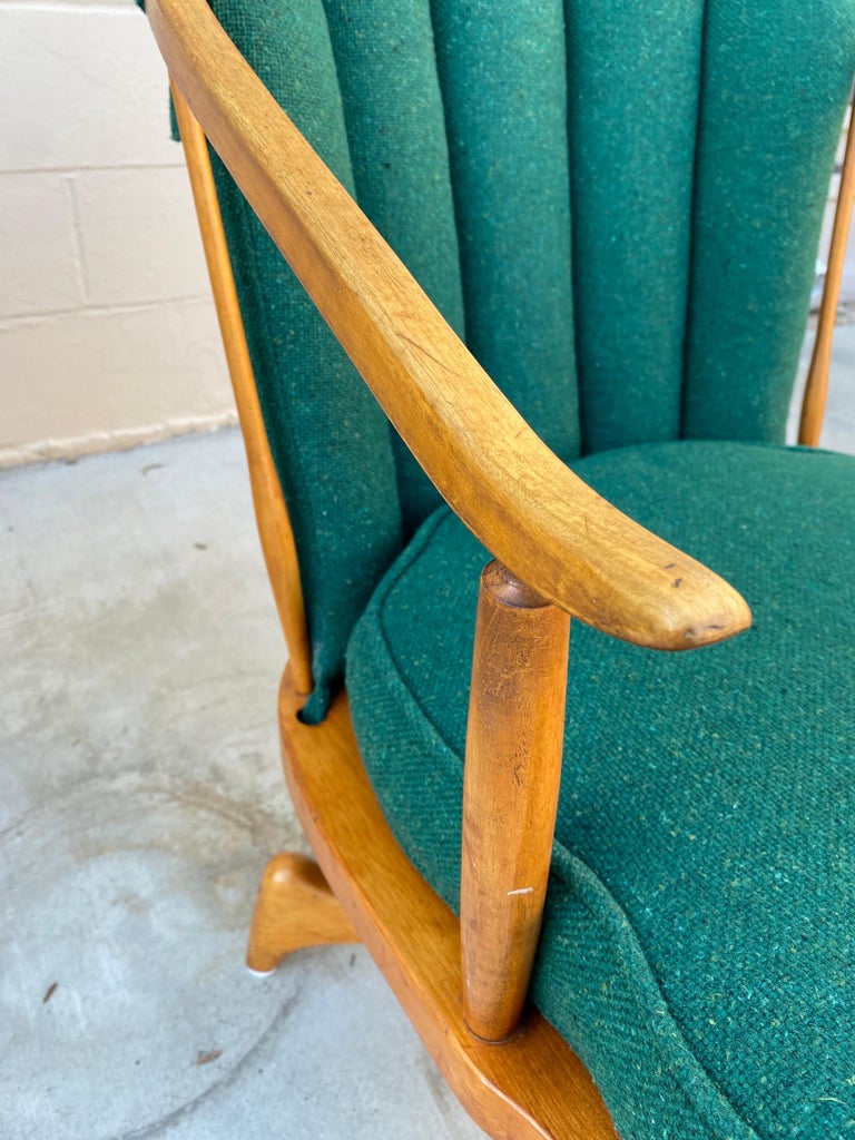 1950s Mid-Century Modern Platform Spring Rocking Chairs, a Pair For ...