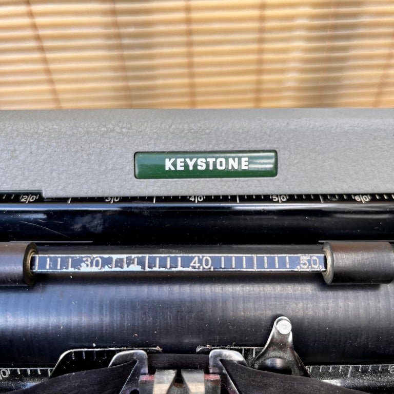 1950s Mid-Century Modern Royal Keystone Portable Typewriter with Case ...