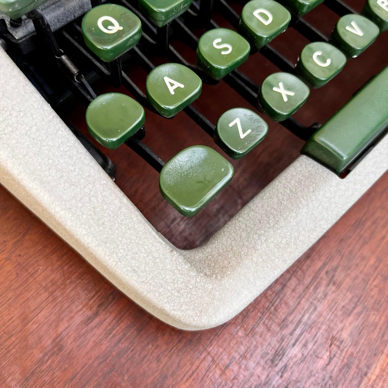 1950s Mid-Century Modern Royal Keystone Portable Typewriter with Case ...