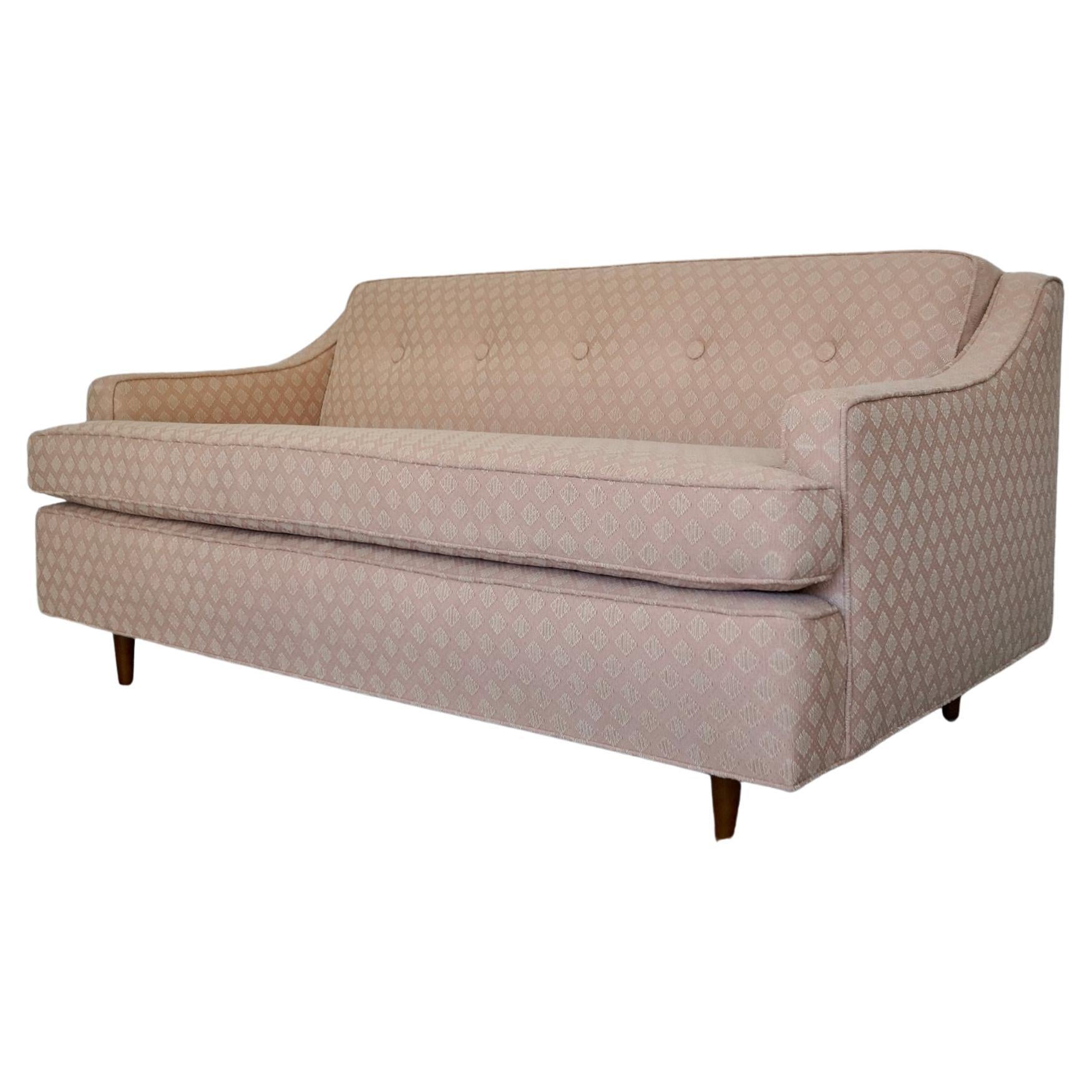 Pink Cocktail Sofa, Swedish Mid-Century Modern Design 1950s at 1stDibs