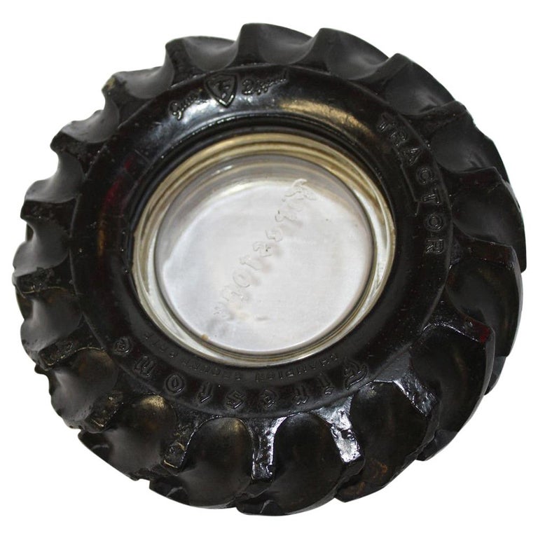 1950s Mini Firestone Rubber Tire Ashtray at 1stDibs