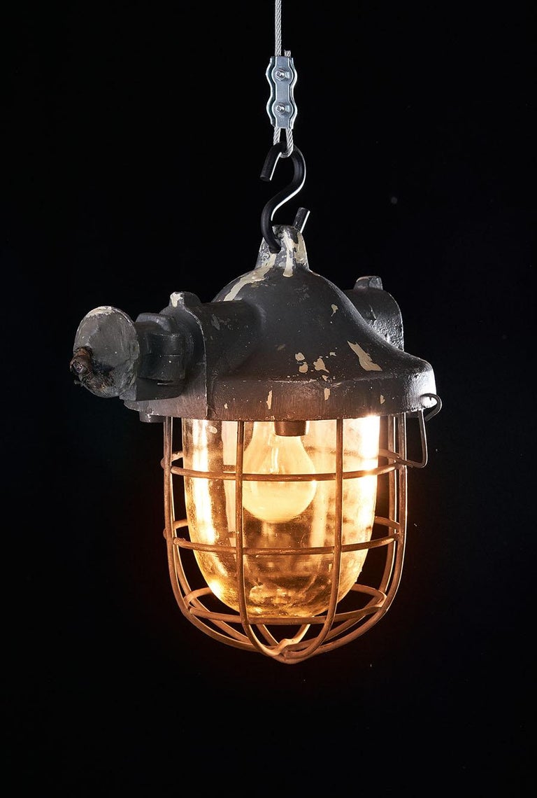 1950s Mining Explosion-Proof Lamp Raw For Sale at 1stDibs | explosion ...