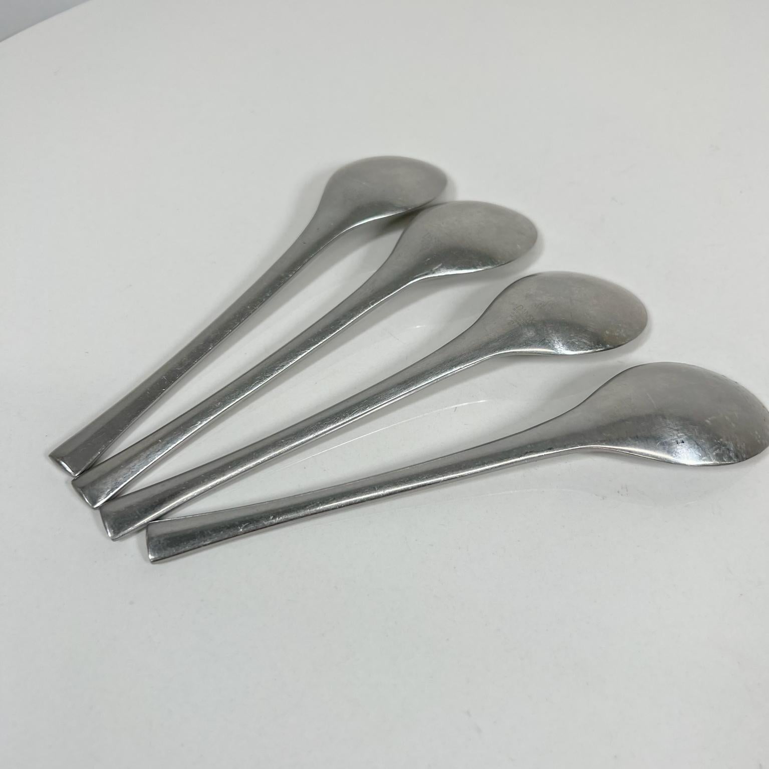 1950s Modern Dansk Set Four Small Spoons Odin IHQ Jens Quistgaard ...