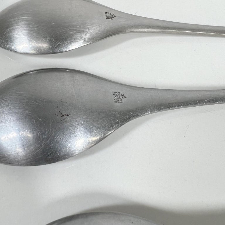 1950s Modern Dansk Set of Four Spoons Odin IHQ Jens Quistgaard Germany ...
