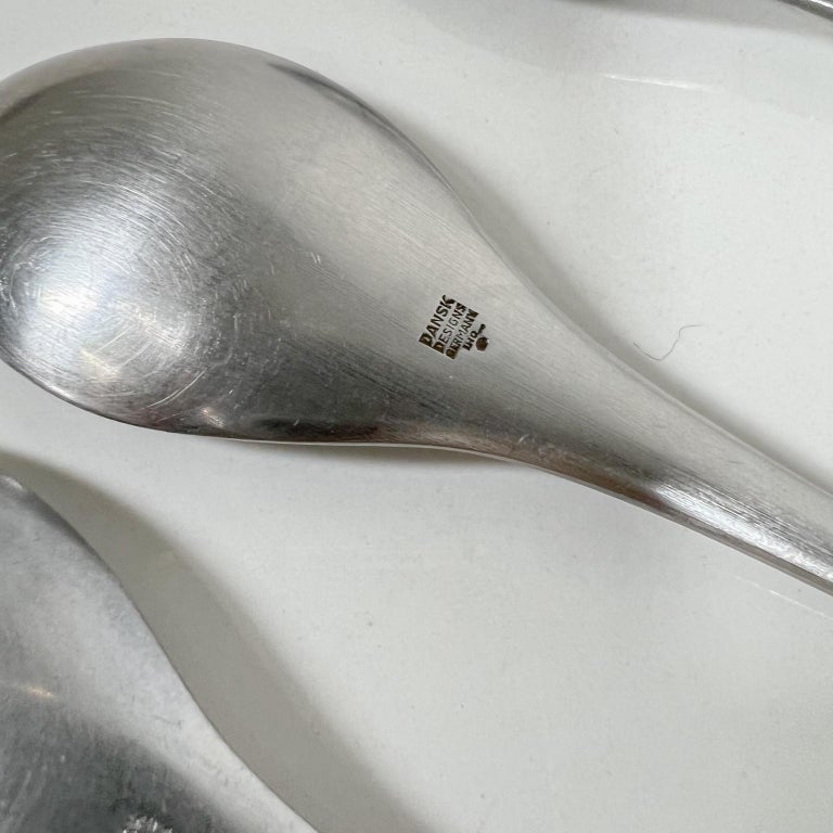 1950s Modern Dansk Set of Four Spoons Odin IHQ Jens Quistgaard Germany ...
