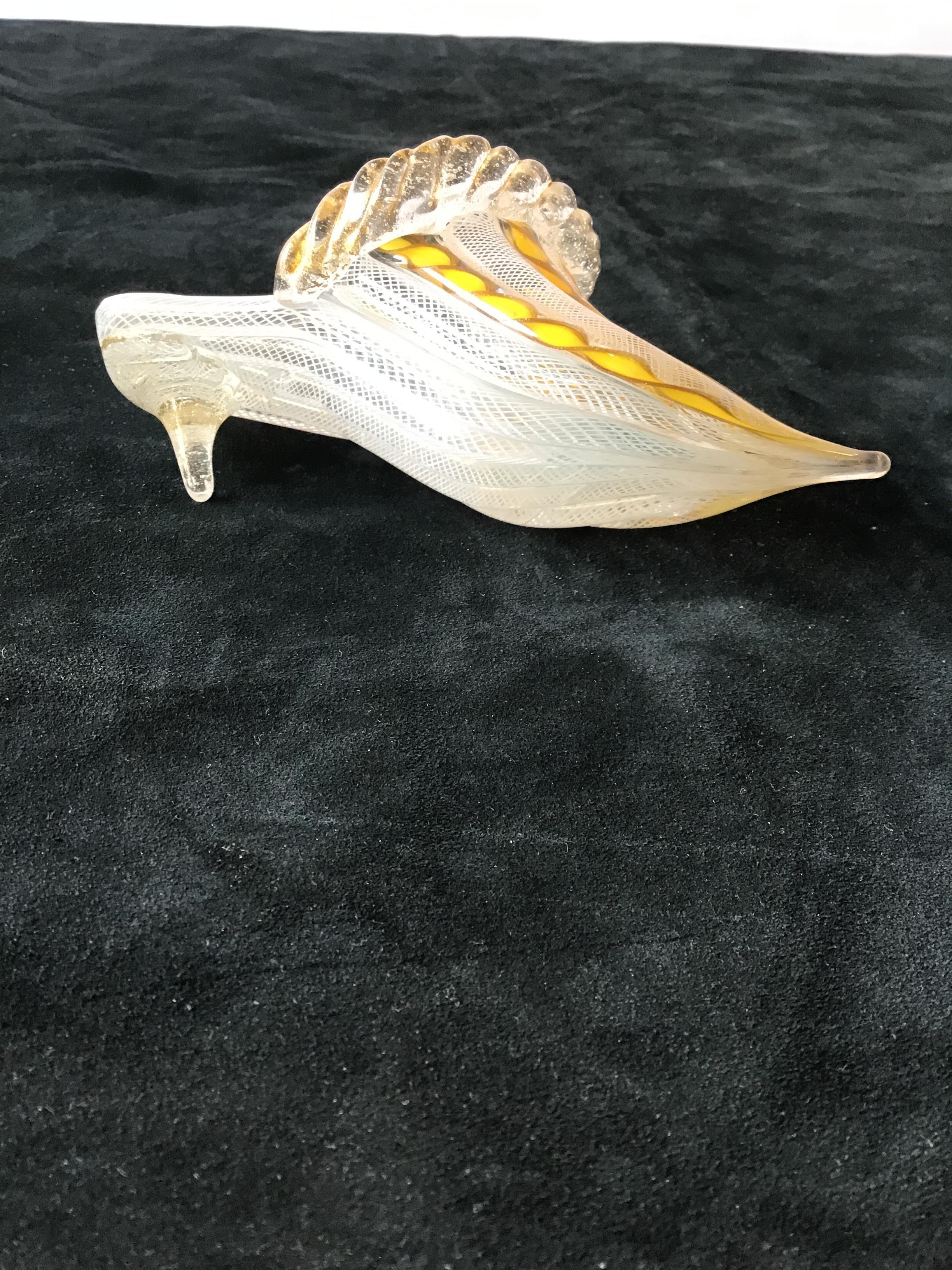 1950s Murano Glass Shoe at 1stDibs