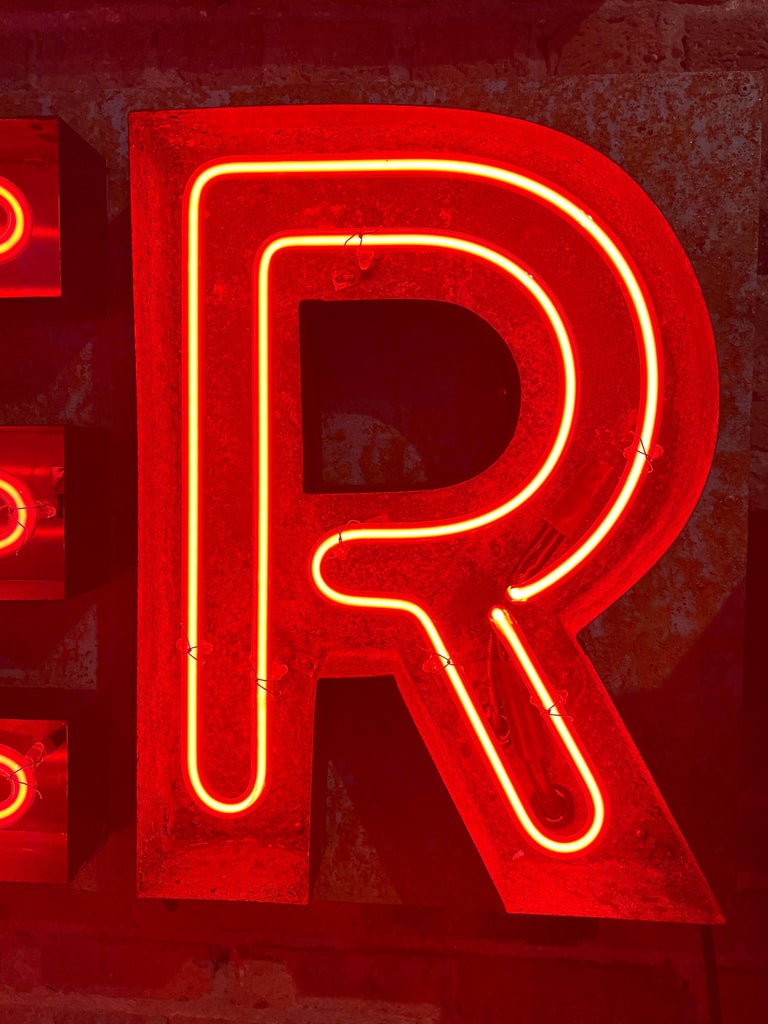 1950’s Neon Sign Diner For Sale at 1stDibs
