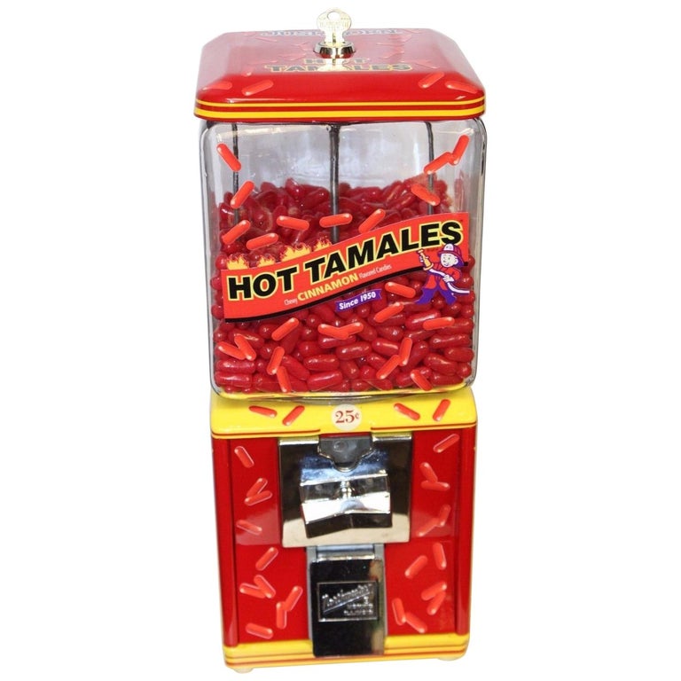 1950s Northwestern Hot Tamales Themed Candy Machine For Sale at 1stDibs