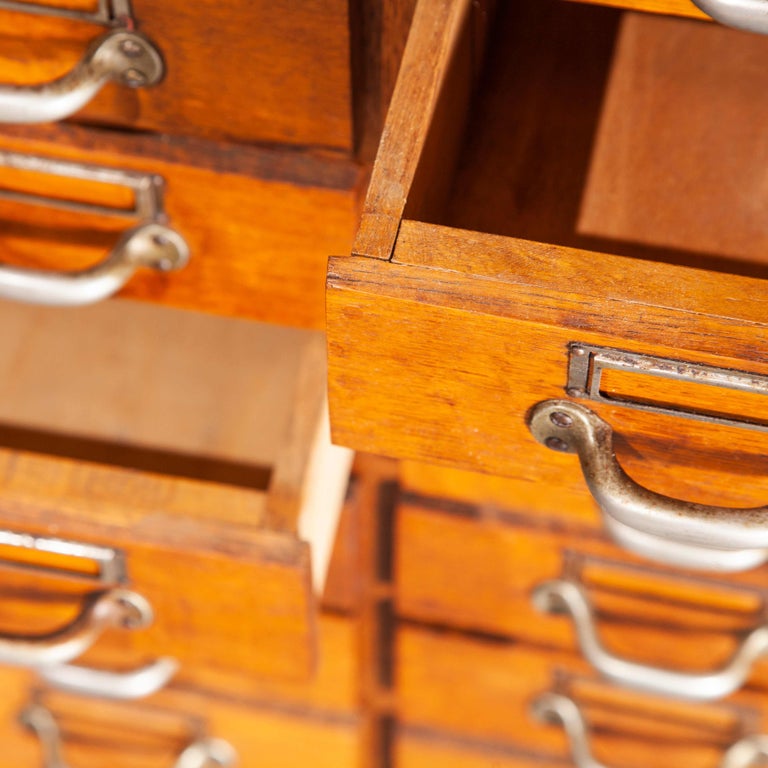 1950s Oak Apothecary Multi Drawer Chest of Drawers, Forty Five Drawers ...