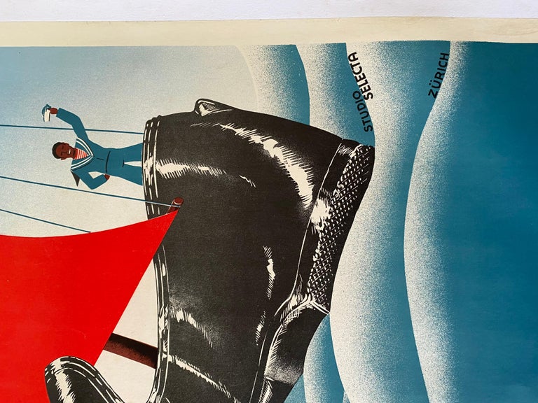 1950s Original Bata Wall Poster For Sale at 1stDibs