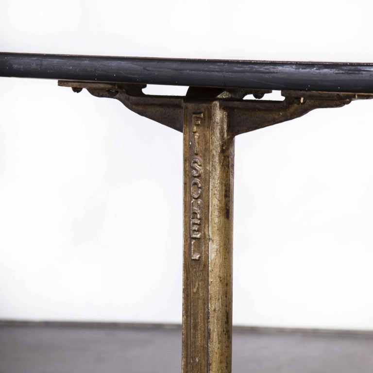 1950's Original Cast Base Fischel Bistro Dining Table 'Model 1115.1 ...