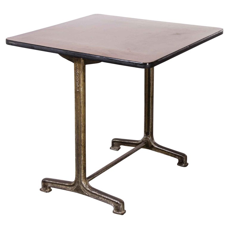 1950's Original Cast Base Fischel Bistro Dining Table 'Model 1115.1 ...