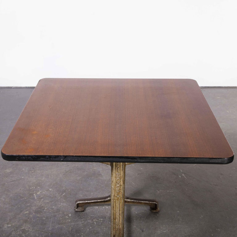 1950's Original Cast Base Fischel Bistro Dining Table 'Model 1115.2 ...