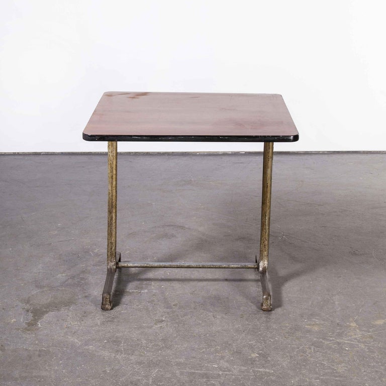 1950's Original Cast Base Fischel Bistro Dining Table 'Model 1115.2 ...