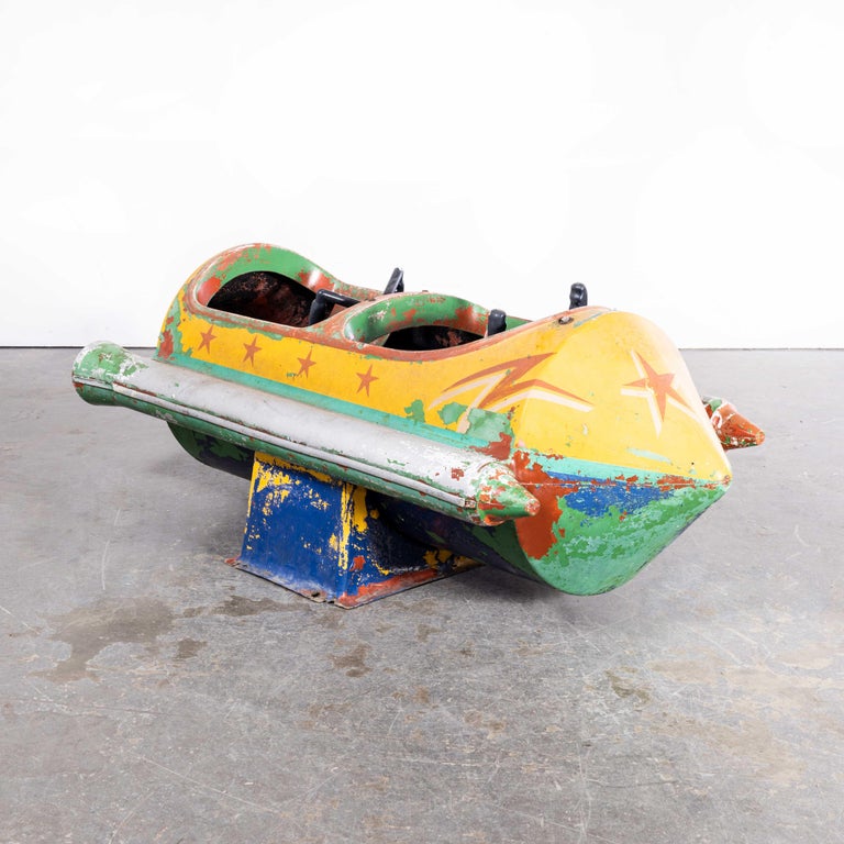 1950s Original Fairground Rocket Ride - Hand Painted For Sale at 1stDibs