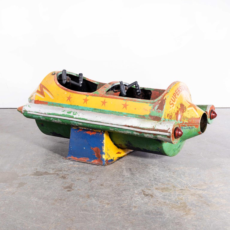 1950s Original Fairground Rocket Ride - Hand Painted For Sale at 1stDibs