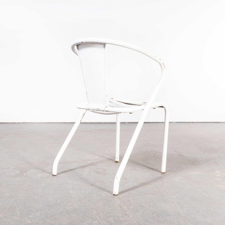 1950’s Original French Tolix T37 Outdoor Arm Dining Chairs – Set Of ...