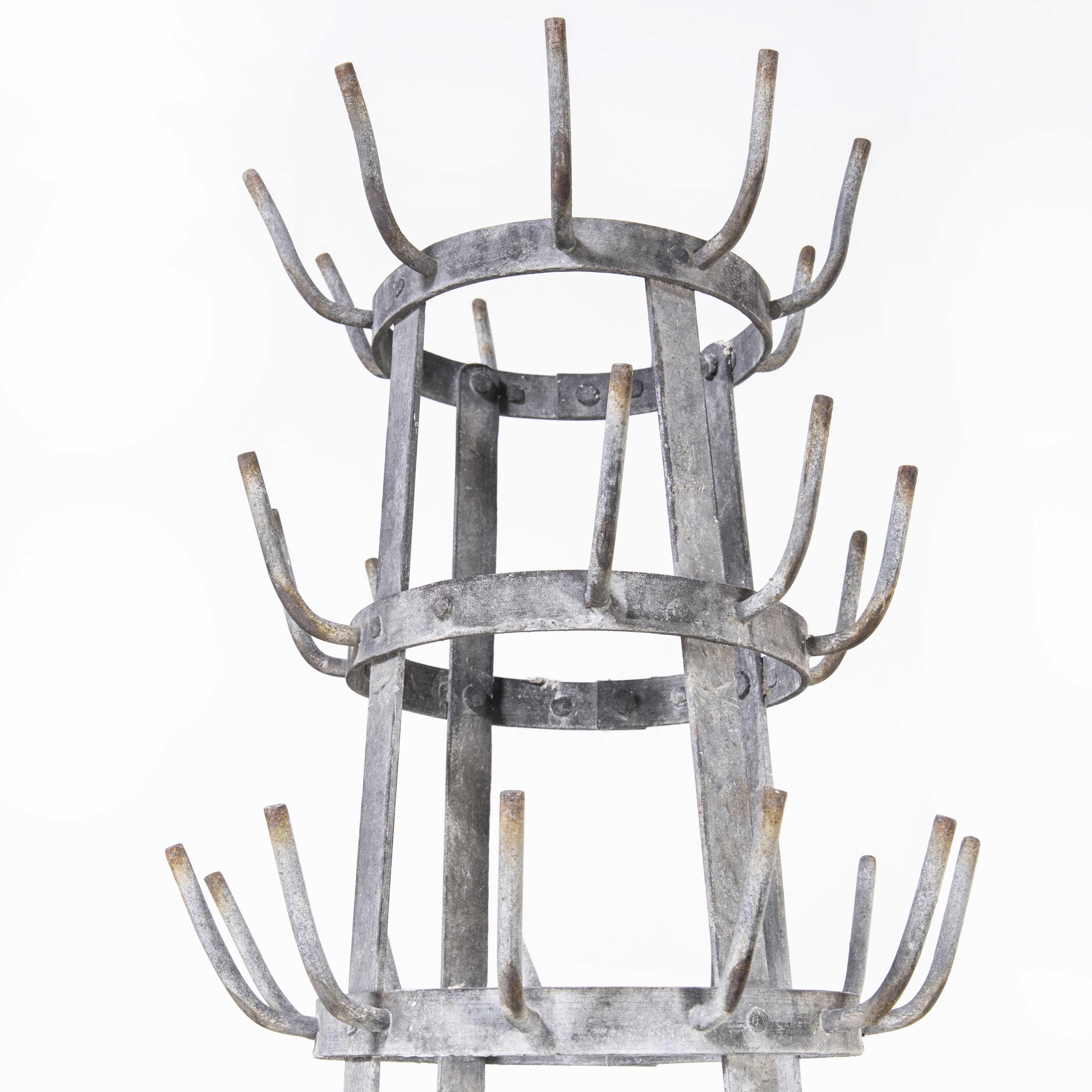 1950's Original Large French Bottle Drying Rack 'Model 1400.10' For ...