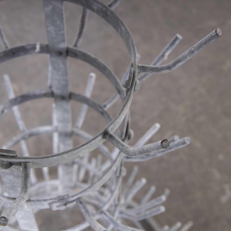 1950's Original Large French Bottle Drying Rack, 'Model 1400.12' For ...