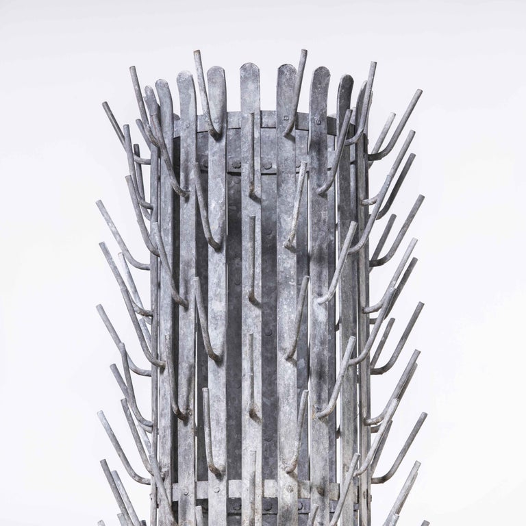 1950's Original Large French Bottle Drying Rack 'Model 1400.2' For Sale ...