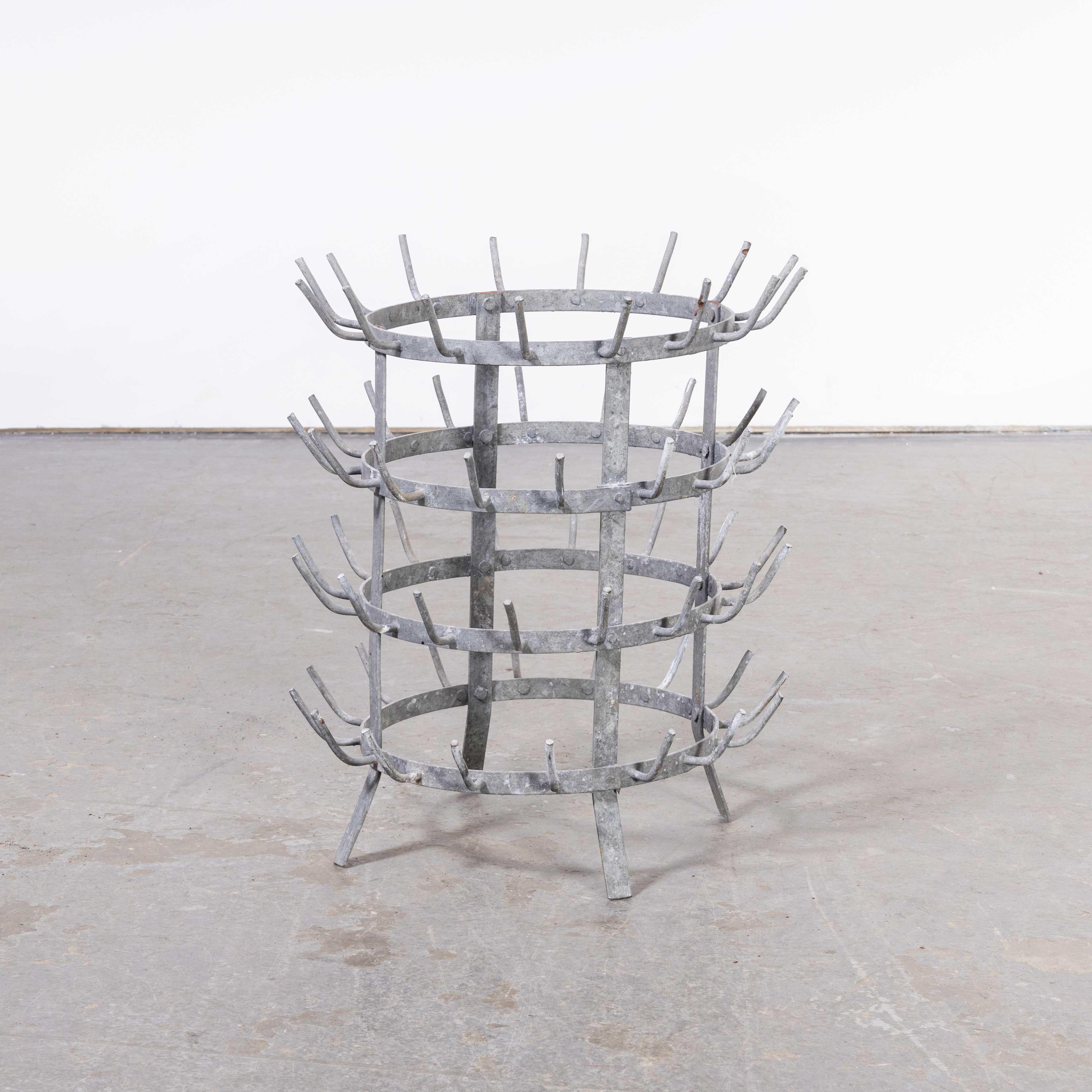 1950's Original Large French Bottle Drying Rack 'Model 1400.21' at 1stDibs