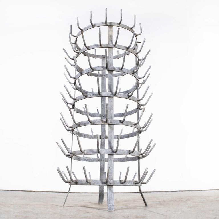 1950's Original Large French Bottle Drying Rack 'Model 1400.8' For Sale ...