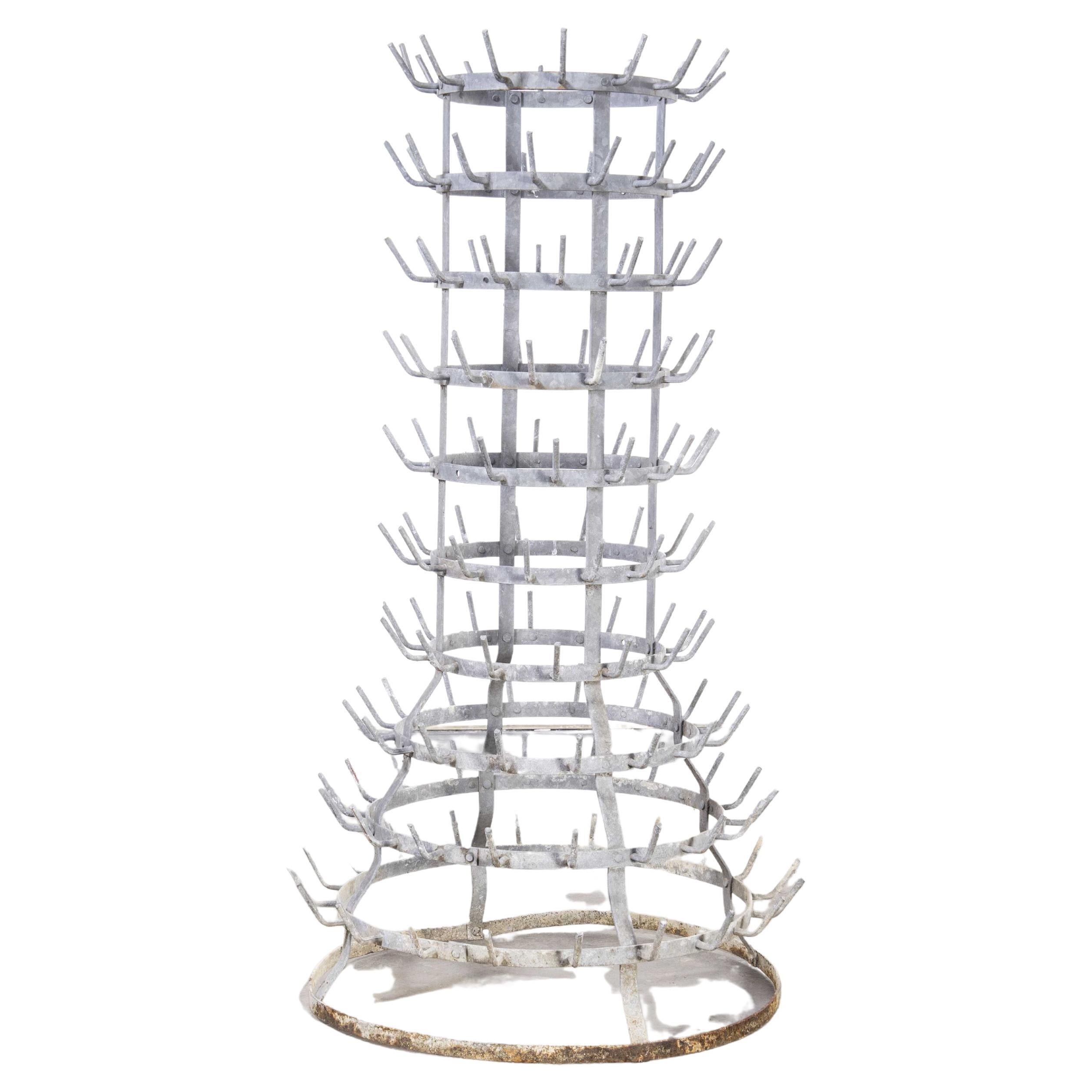 1950's Original Large French Bottle Drying Rack 'Model 1400.6' For Sale ...